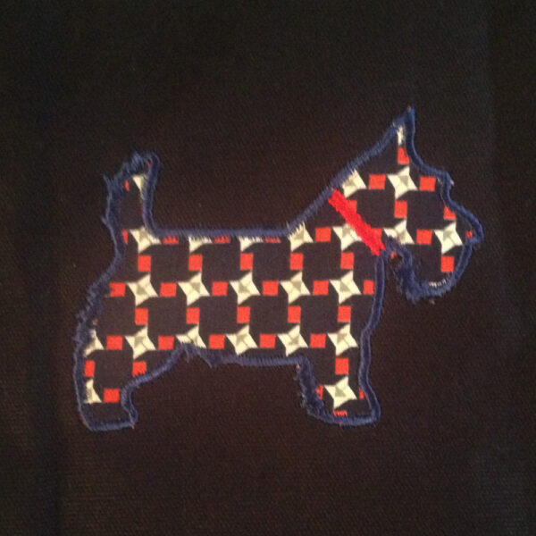 Eight different versions of a paw print applique and embroidery design ...