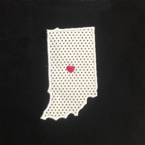 Indiana appliqué and embroidery design in 7 styles and sizes. Buy this ...