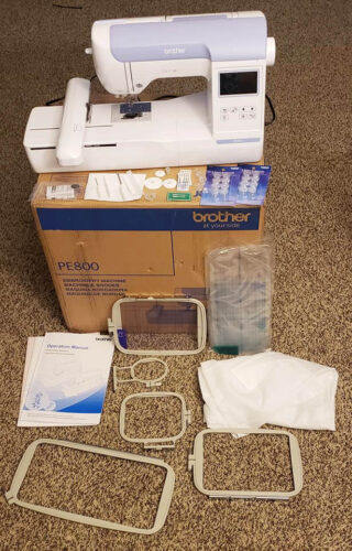 Brother PE800 Review: a popular entry-level embroidery machine