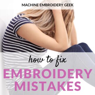 How to remove embroidery - Machine Embroidery Geek