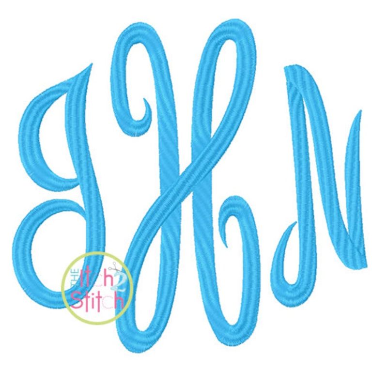 10 Best Monogram Fonts for Machine Embroidery