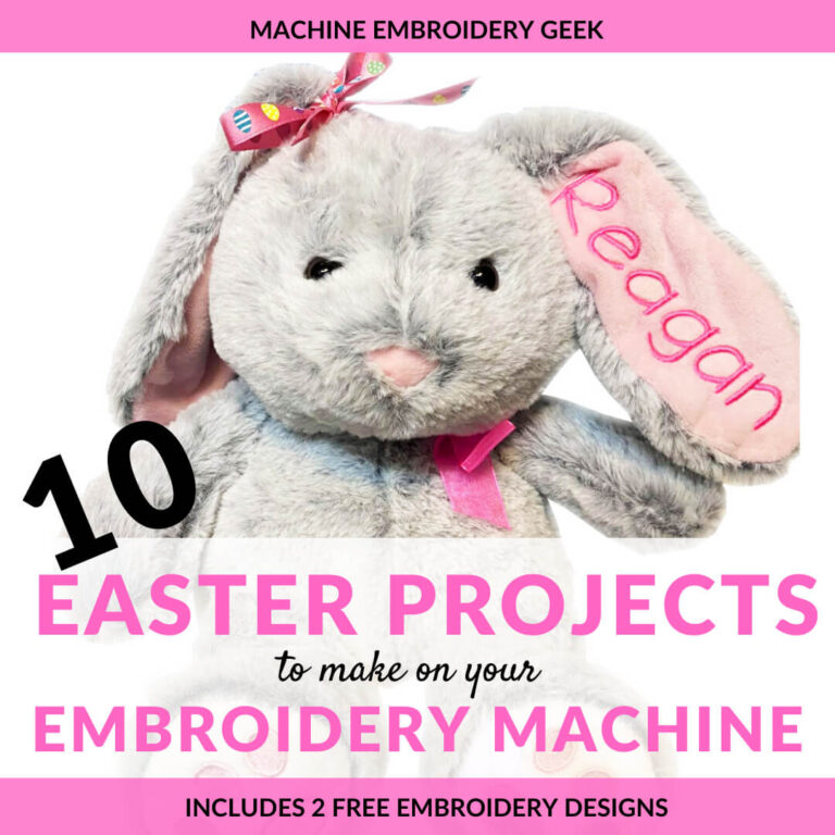 10 Free Easter Embroidery Designs - Machine Embroidery Geek