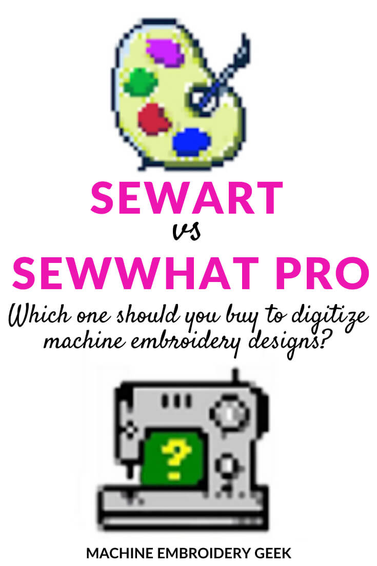 SewArt vs SewWhat Pro Machine Embroidery Software