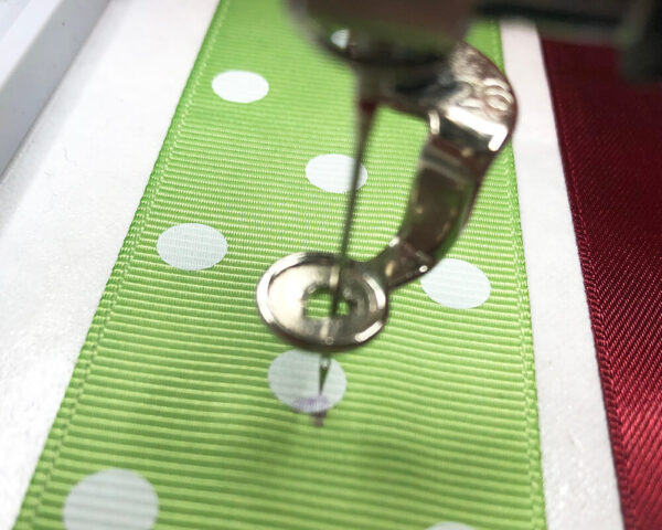 How to machine embroider ribbon - Machine Embroidery Geek