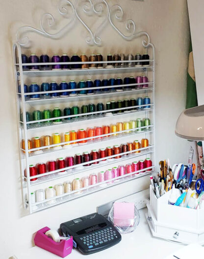 How to organize thread for sewing and machine embroidery