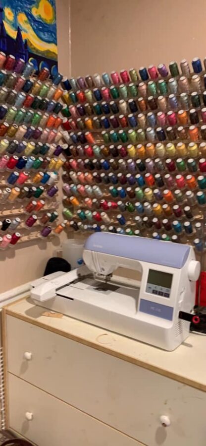 How to organize thread for sewing and machine embroidery
