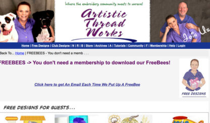 Free Machine Embroidery Designs: 20 Great Online Sources