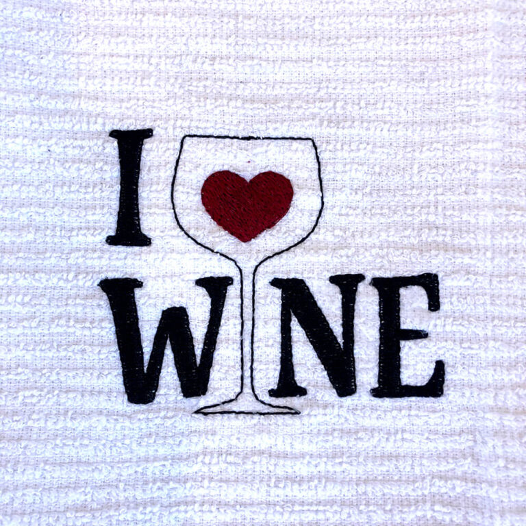 Wine Lovers Machine Embroidery Design Set - Machine Embroidery Geek