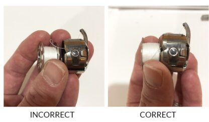 Why is my thread bird nesting underneath the embroidery?