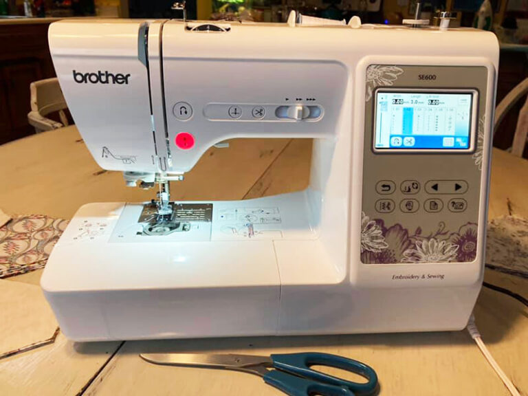 Brother SE600 Review: an embroidery / sewing machine for beginners
