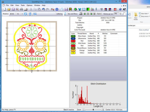 SewWhat-Pro Review: edit your embroidery designs to suit your needs