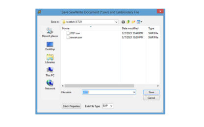 SewWrite Review: creating text for machine embroidery