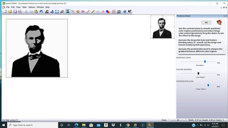 How to convert an image to an embroidery file for free
