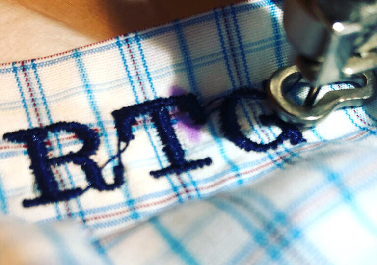 How to monogram a shirt pocket - Machine Embroidery Geek