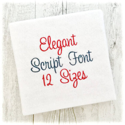 Best machine embroidery script fonts - Machine Embroidery Geek