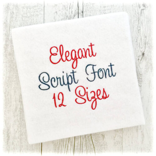 Best machine embroidery script fonts - Machine Embroidery Geek