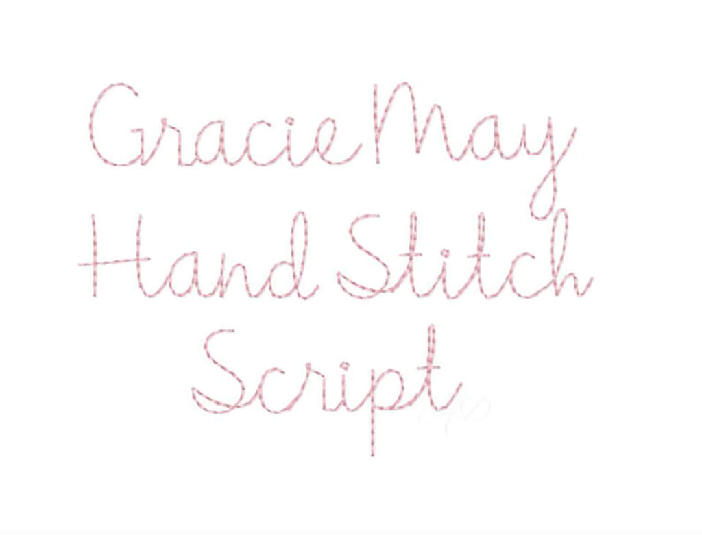 Best machine embroidery script fonts - Machine Embroidery Geek