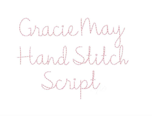 Best machine embroidery script fonts - Machine Embroidery Geek