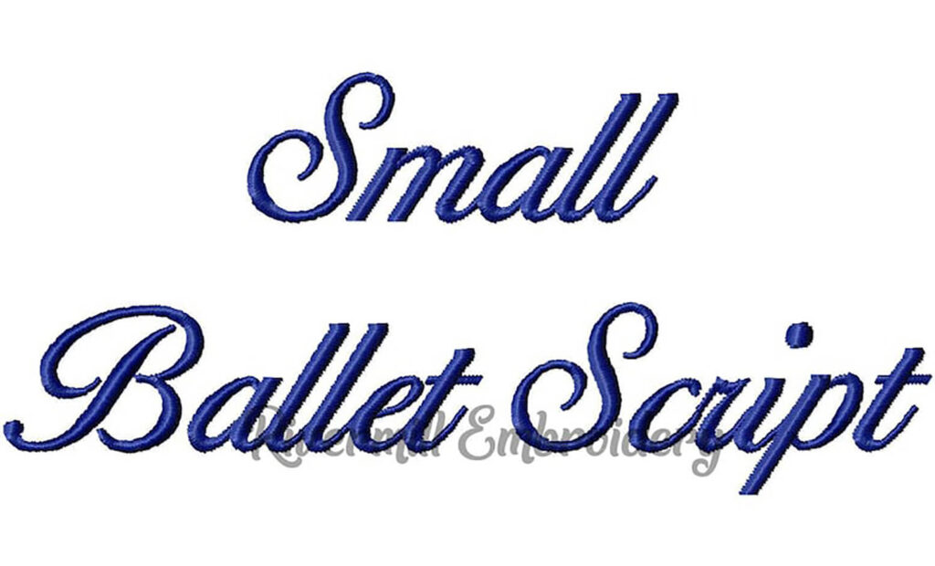 Best machine embroidery script fonts - Machine Embroidery Geek