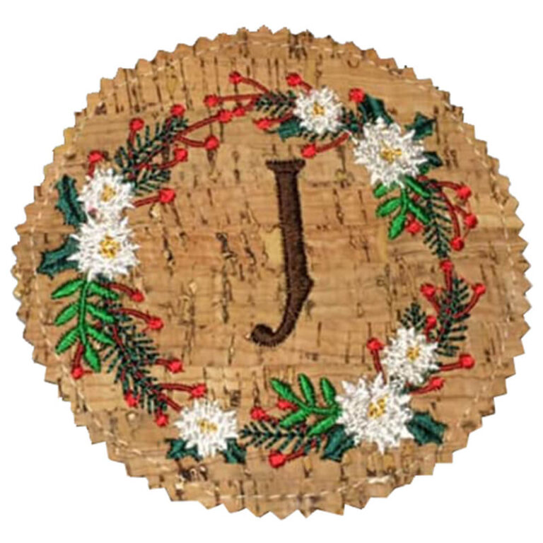 Machine embroidery on cork fabric - Machine Embroidery Geek