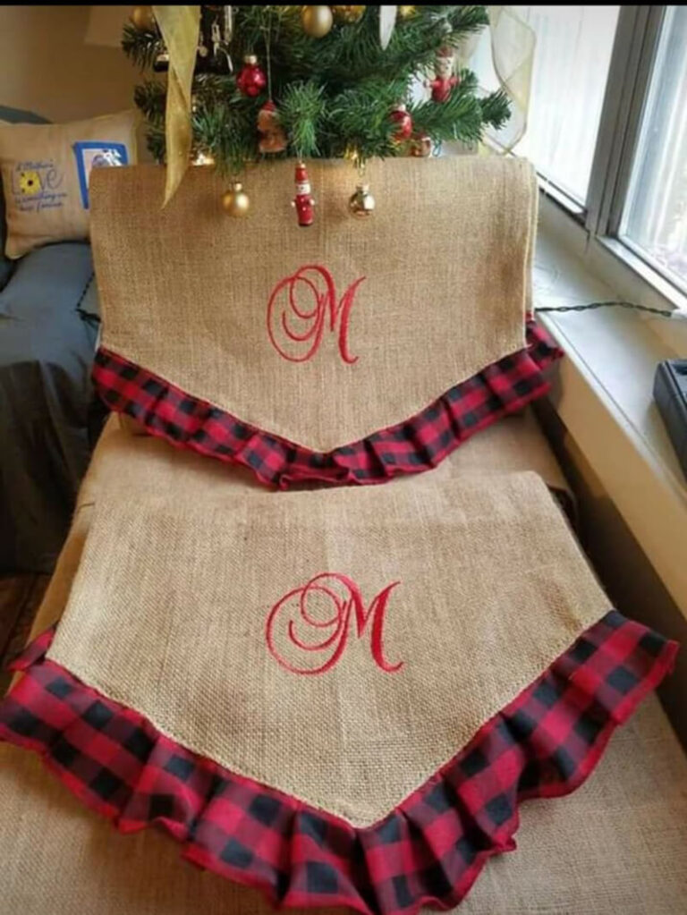 How to embroider on burlap - Machine Embroidery Geek