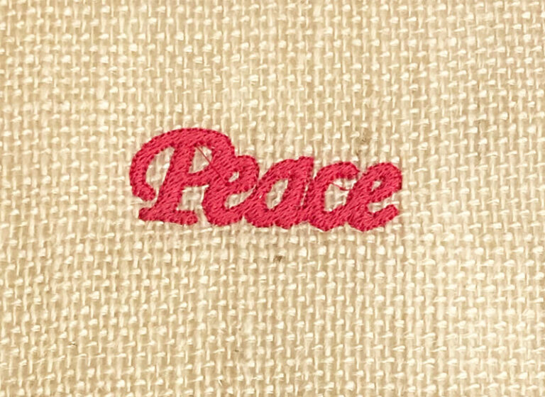 How to embroider on burlap - Machine Embroidery Geek