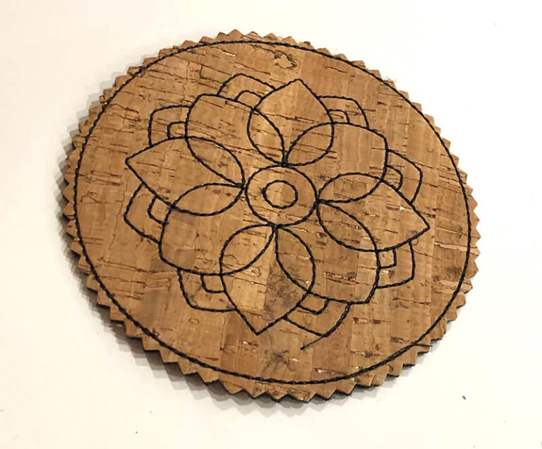 How to make in-the-hoop coasters - Machine Embroidery Geek