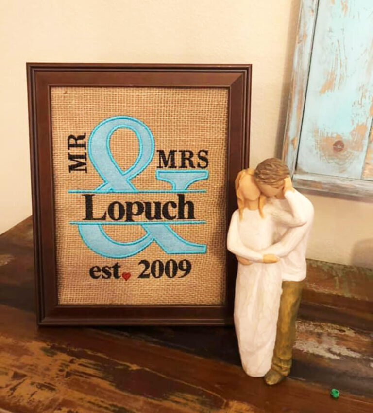 How to embroider on burlap - Machine Embroidery Geek