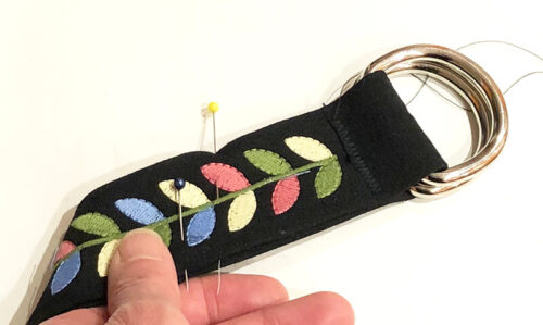 How to make an embroidered belt - Machine Embroidery Geek