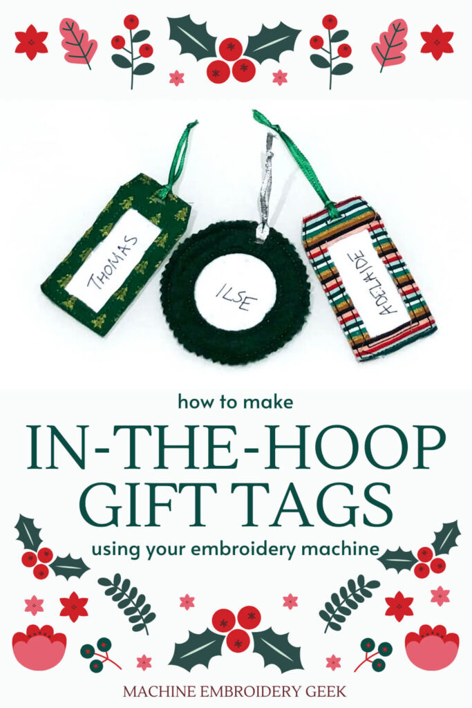 How to make in-the-hoop tags - Machine Embroidery Geek