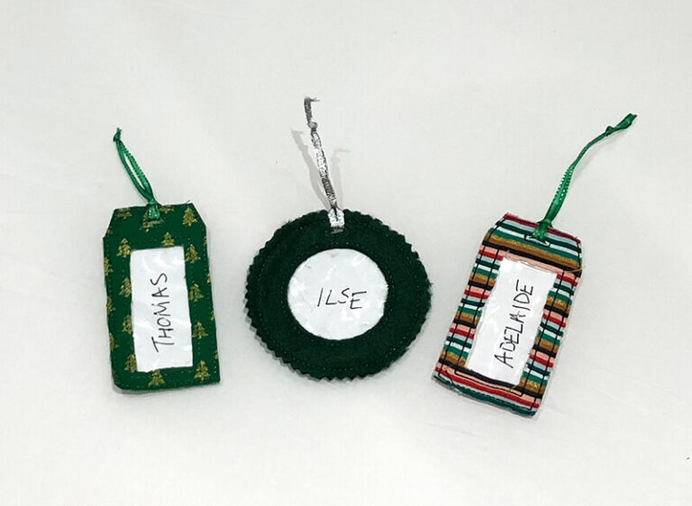 How to make in-the-hoop tags - Machine Embroidery Geek
