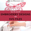 How to convert an SVG file to an embroidery design