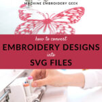 How to convert an SVG file to an embroidery design