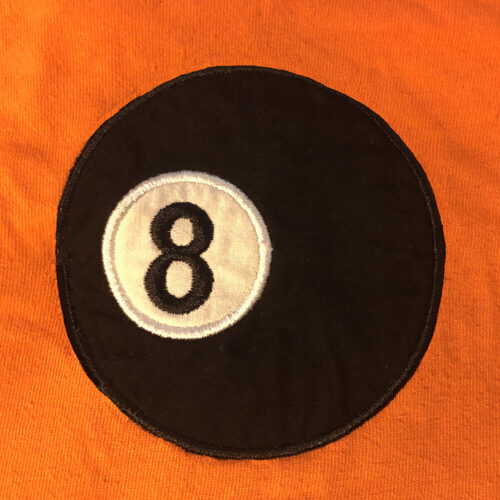 8 ball appliqué design - Machine Embroidery Geek