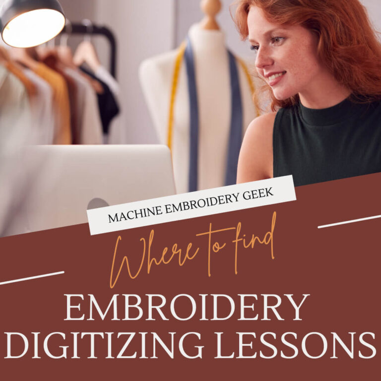 Embroidery digitizing lessons: where to find them