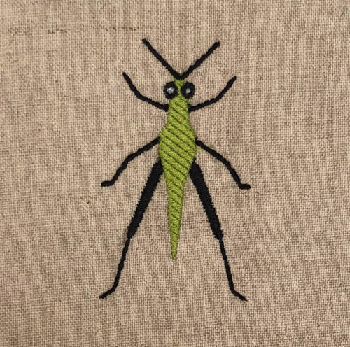 Modern insects embroidery design set - Machine Embroidery Geek