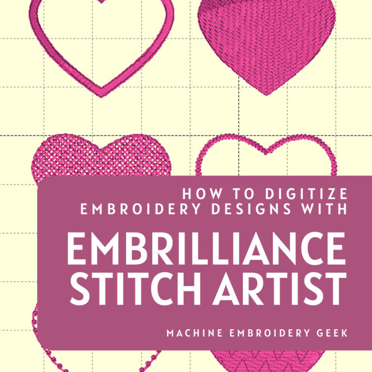 How to Digitize with Embrilliance StitchArtist