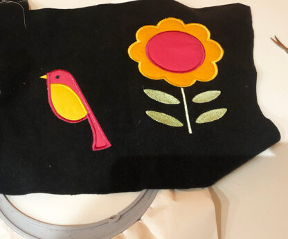 How to do a machine embroidery multi-hoop project