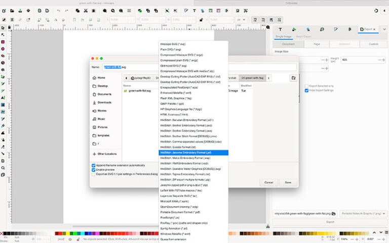 How to convert an SVG file to an embroidery design