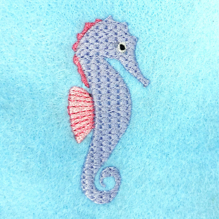 Seahorse Embroidery Design Machine Embroidery Geek