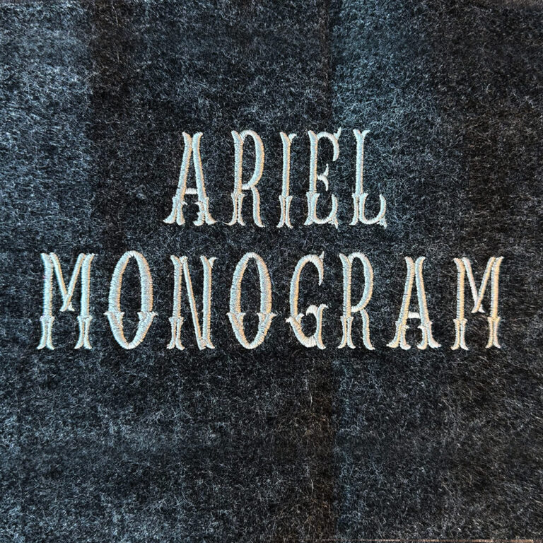 Ariel Monogram Font