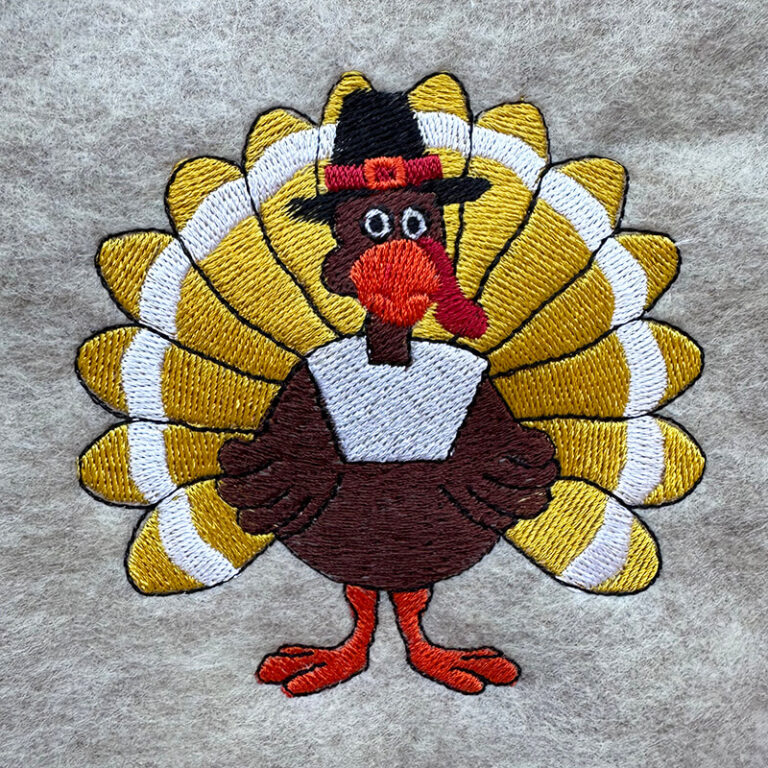 Free Thanksgiving embroidery designs - Machine Embroidery Geek