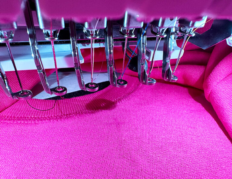 How to machine embroider around a neckline - Machine Embroidery Geek