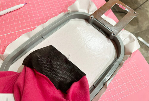 How to machine embroider around a neckline - Machine Embroidery Geek