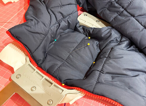 How to embroider on a puffy vest (or coat) - Machine Embroidery Geek