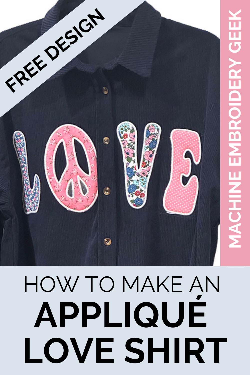 How to Make an Appliqué Shirt - Machine Embroidery Geek