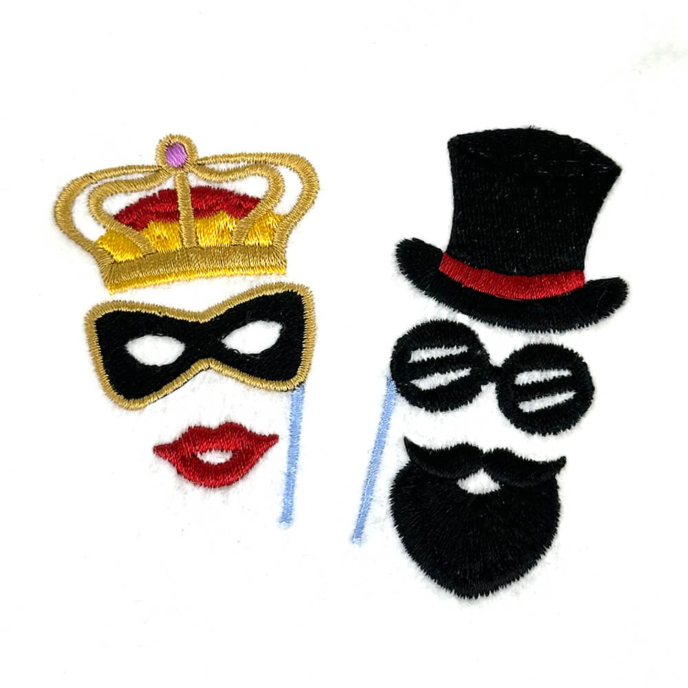 20+ Free Mardi Gras Embroidery Designs - Machine Embroidery Geek